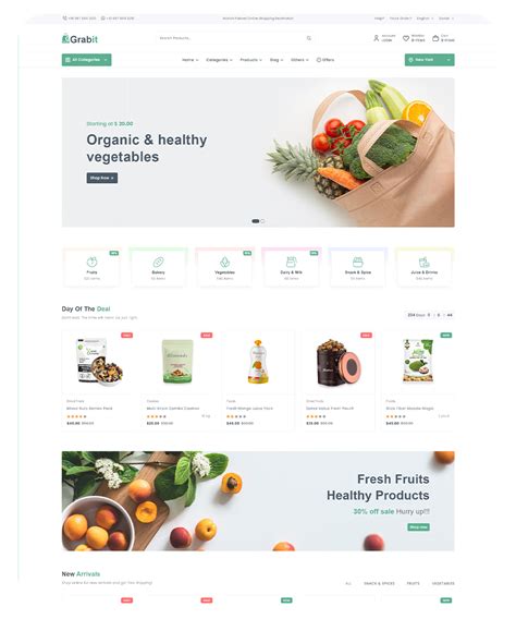 Grabit Multipurpose Ecommerce Tailwind Css Template