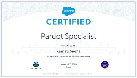 Sneha Karnati On Linkedin Pardotspecialist Salesforcecertified