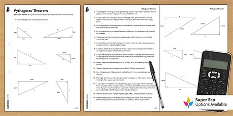 Maths Mastery Pythagoras Theorem Worksheet Ks3 Maths