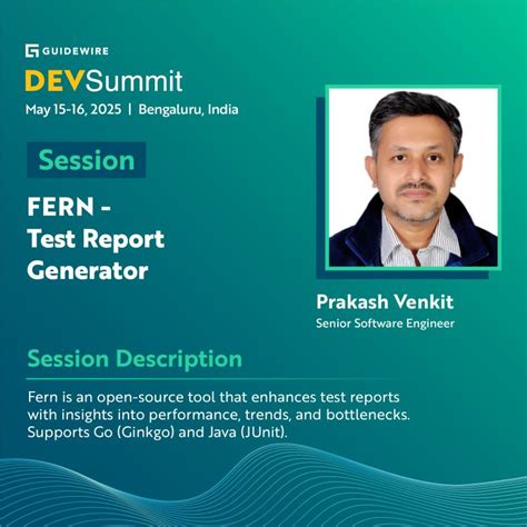 Guidewiredevsummit2025 Opensource Developercommunity… Prakash Venkit