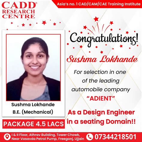 Congratulations Cadd Research And Training Centre Pvt Ltd Congratulations Cadd Research And Training Centre Pvt Ltd