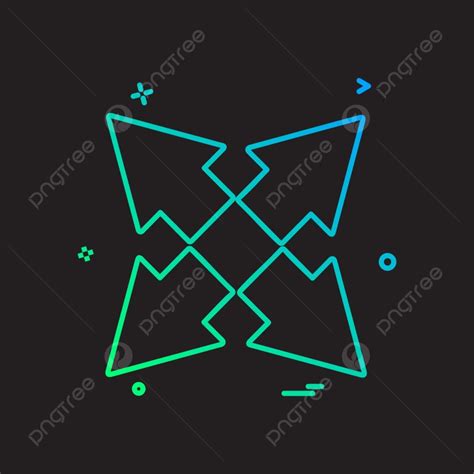 Arrow Design Vector PNG Images Arrow Icon Design Vector Isolated Object Red PNG Image For