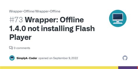 Wrapper Offline 140 Not Installing Flash Player · Issue 73