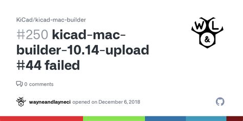 Kicad Mac Builder Upload Failed Issue KiCad Kicad Mac Builder GitHub