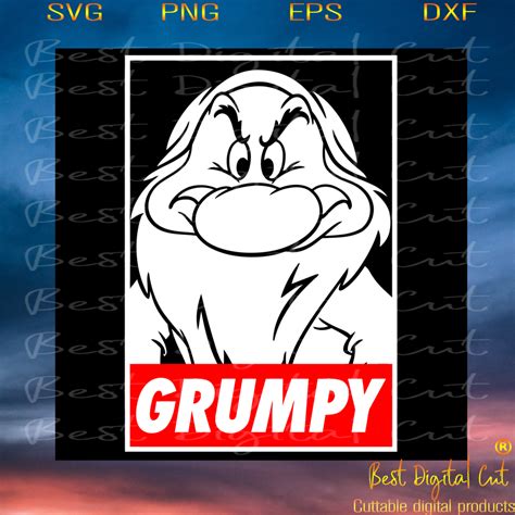 Grumpy Disney Trending Svg Grumpy Svg Grumpy Snow White Disney