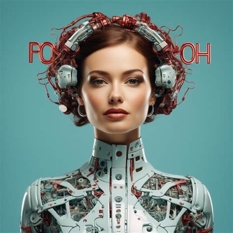 Premium Ai Image Woman With A Head And Neck That Has The Word Ai Generated Art