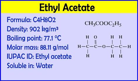 Structure Of Ethyl Acetate