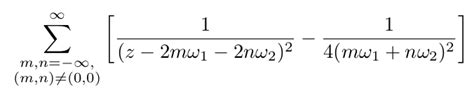 Equations Latex Command For Double Lower Index Summation Tex