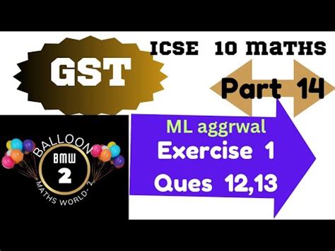 GST ICSE Class Part YouTube