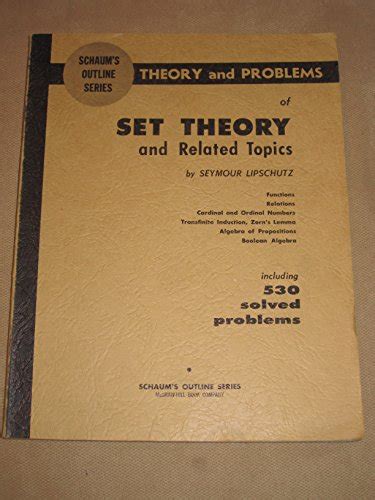 pdf⋙ schaum s outline of theory and problems of set theory and related