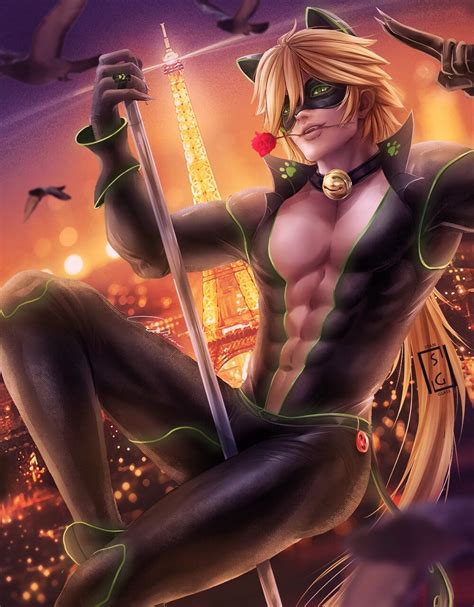 Chat Noir Fanart Conseils Pour Faire Pousser Les Cheveux Dessin