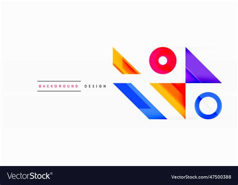 Circle Minimal Abstract Background Design For Vector Image