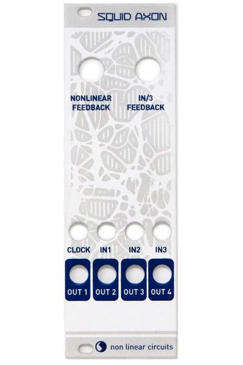 Squid Axon Panel White Magpie Modular Modular Addict Synth Diy