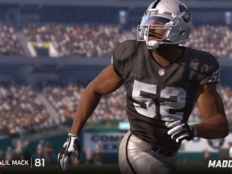Download Madden Nfl Las Vegas Raiders Khalil Mack Wallpaper