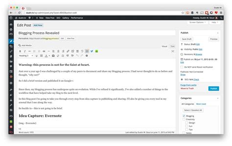 How To Write A Blog Post An Epic Process For Epic Results • Dustin Stout