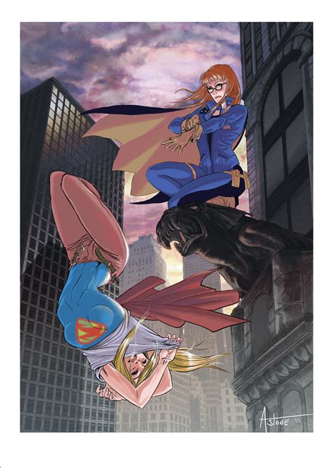 Batgirl Vs Supergirl Print Available By Drmanhattan Va On Deviantart