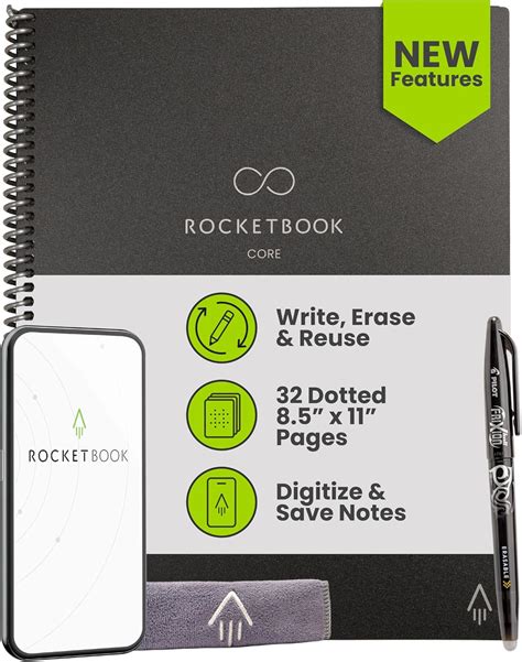 Rocketbook Core Réutilisable Smart Notebook Cloud Maroc Ubuy