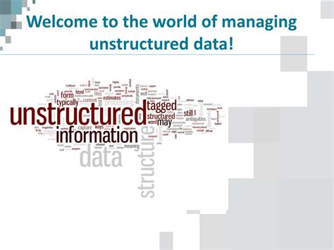 ppt managing unstructured data in healthcare systems powerpoint