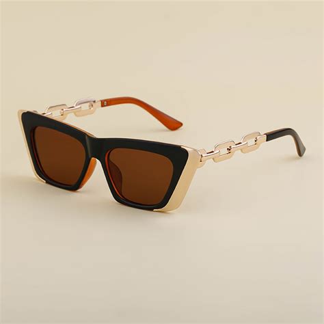 Chain Small Frame Sunglasses Viexta