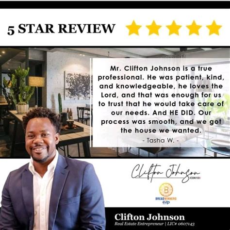 Clifton A Johnson On Linkedin Thank You So Much For This Review Tasha