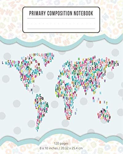 Primary Composition Notebook Dotted Lines 120 Pages 8x10 Inches Notebook With Dotted Lined