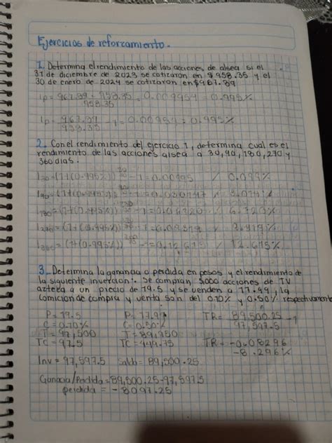 Ejercicios De Reforzamiento Pdf