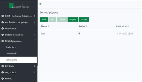 Component REST Data Sources Casewhere Docs
