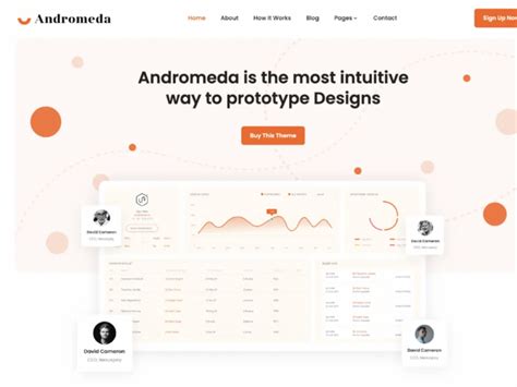 Andromeda Astro Multipurpose Saas Theme Ease Template