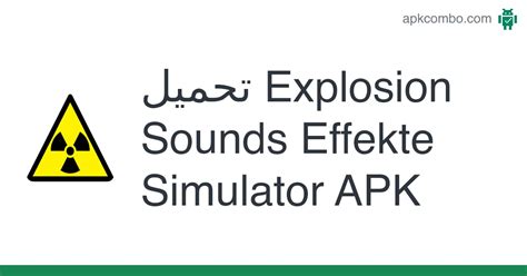 Explosion Sounds Effekte Simulator Apk Android App تنزيل مجاني
