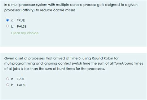 Solved In A Multiprocessor System With Multiple Cores A