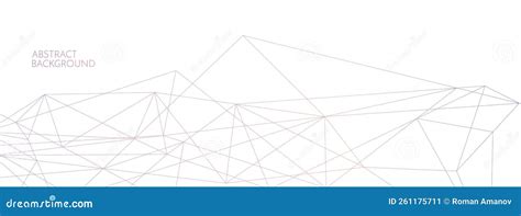 Connection Background Network Concept With Dots And Lines Stock Vector Illustration Of Global