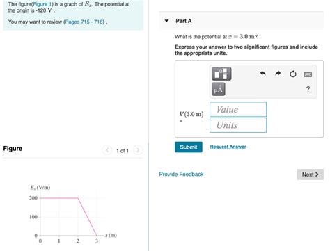 Solved The Figure Figure 1 Is A Graph Of Ex The Potential Chegg Com