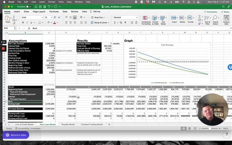 saas loan analysis calculator
