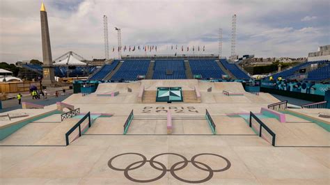 Paris Olympics Skateboard Street Park Course Designs Something For