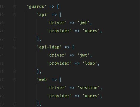 Auth Guard Tymon Jwt Is Not Defined With Adldap2 Laravel Issue 120 PHP Open Source