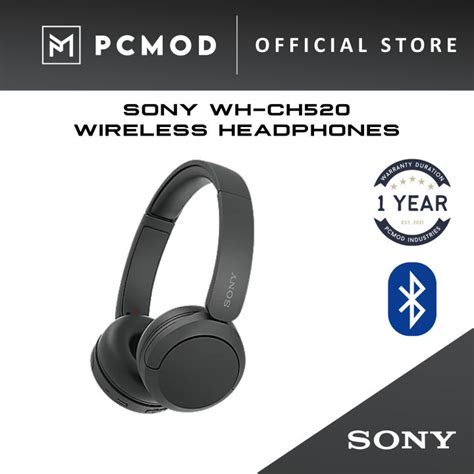 Sony Wireless Bluetooth Headphones Wh Ch520 Black White Pcmod
