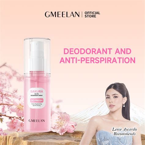Gmeelan Sakura Gluta Deo Mist Deodorant Spray Antiperspirant