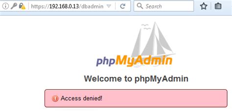 Root en phpMyAdmin deshabilitar el inicio de sesión El Camino del Sysadmin