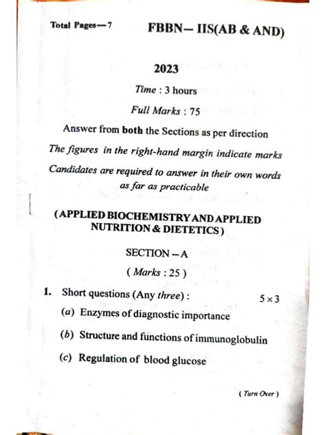 Biochemistry Questions Pdf