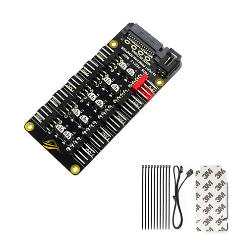 Buy Verilux® Pc Pwm Fan Hub Cpu Cooling Hub 10 Port 12v 4 Pin Fan Pwm