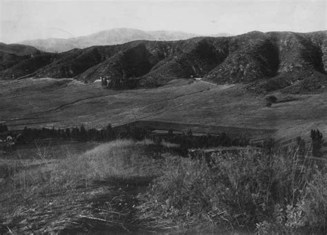 Stunning View Of The Los Angeles River Valley Hollywood Sign 1920s