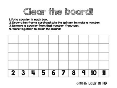 1st Grade Math Facts Game By Math Lady In Md Tpt