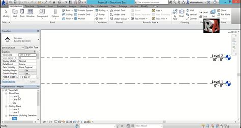 Revit Basic Tutorial Part 1 Creating Levels In Revit Levels Setting In Revit