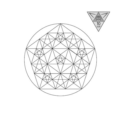 Premium Vector Sacred Geometry Vector Illustration Isolated On White Sacred Geometry Black