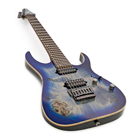 Ibanez Rg1027pbf Premium 7 String Cerulean Blue Burst At Gear4music Ibanez Rg1027pbf Premium 7 String Cerulean Blue Burst At Gear4music