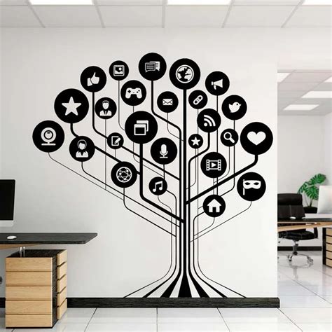 computer lab wall design