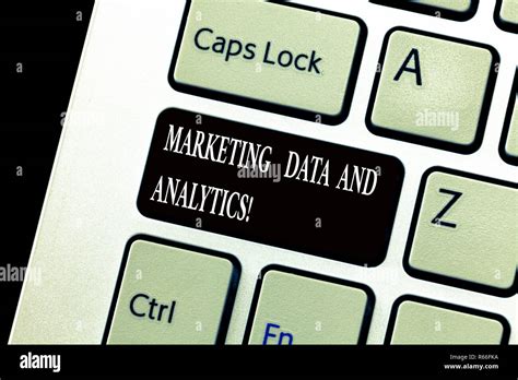 Word Writing Text Marketing Data And Analytics Business Concept For