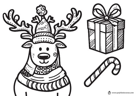 Рисунки за Принтиране и Оцветяване КОЛЕДНИ