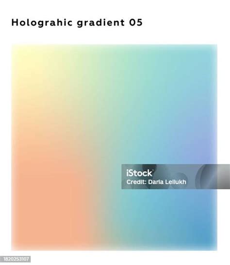 다채로운 홀로그램 그라데이션 추상 배경 현대 벡터 일러스트 레이 션입니다 그라디언트 메시가 있는 홀로그램 유체 복고풍 스타일 진주빛 그래픽 소셜 미디어 템플릿 0명에 대한