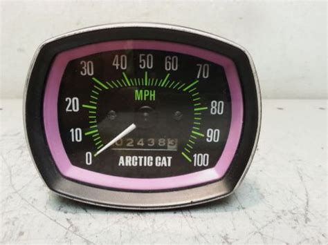 Find Vintage Arctic Cat Rectangular Speedometer With Purple Green Face In Kingston Michigan Find Vintage Arctic Cat Rectangular Speedometer With Purple Green Face In Kingston Michigan
